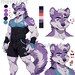 EXCLUSIVE 1x Fursona Adopt Limited Edition: Xyrdra Furry Adopt Reference Sheet Limited Edition ...