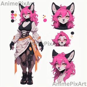 EXCLUSIVE 1x Furry Adopt Gai Furry Adoption, Reference Sheet, Fursona ...