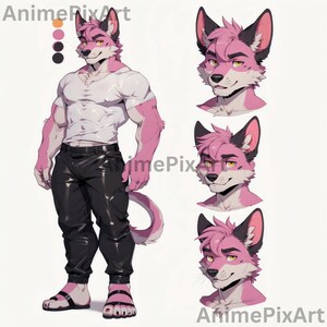 EXCLUSIVE 1x Furry Adopt Jett Furry Adoption, Reference Sheet, Fursona - Etsy