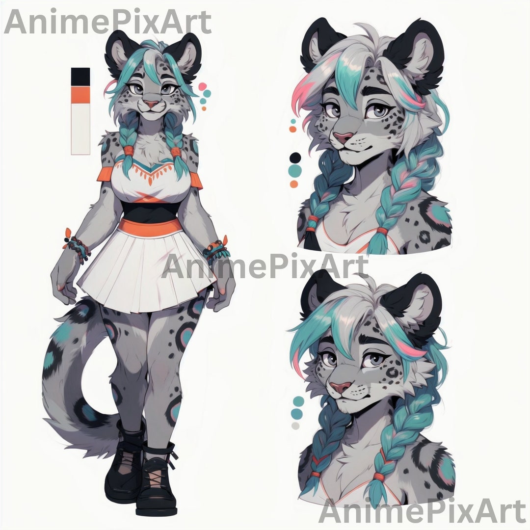 Furry Adopt Issabel Furry Adoption, Reference Sheet, Fursona - Etsy