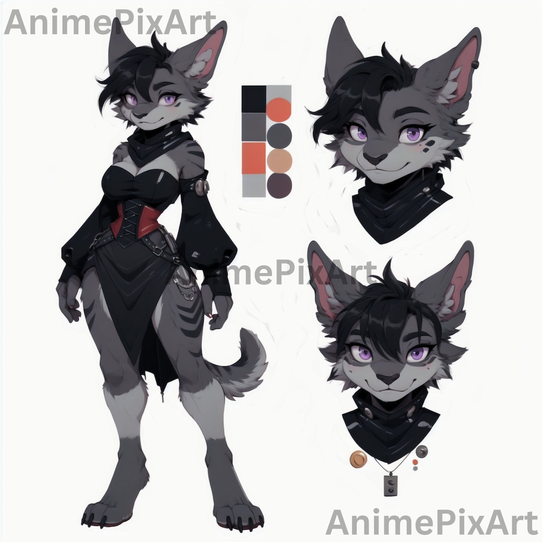 EXCLUSIVE 1x Furry Adopt Zau Furry Adoption, Reference Sheet, Fursona ...