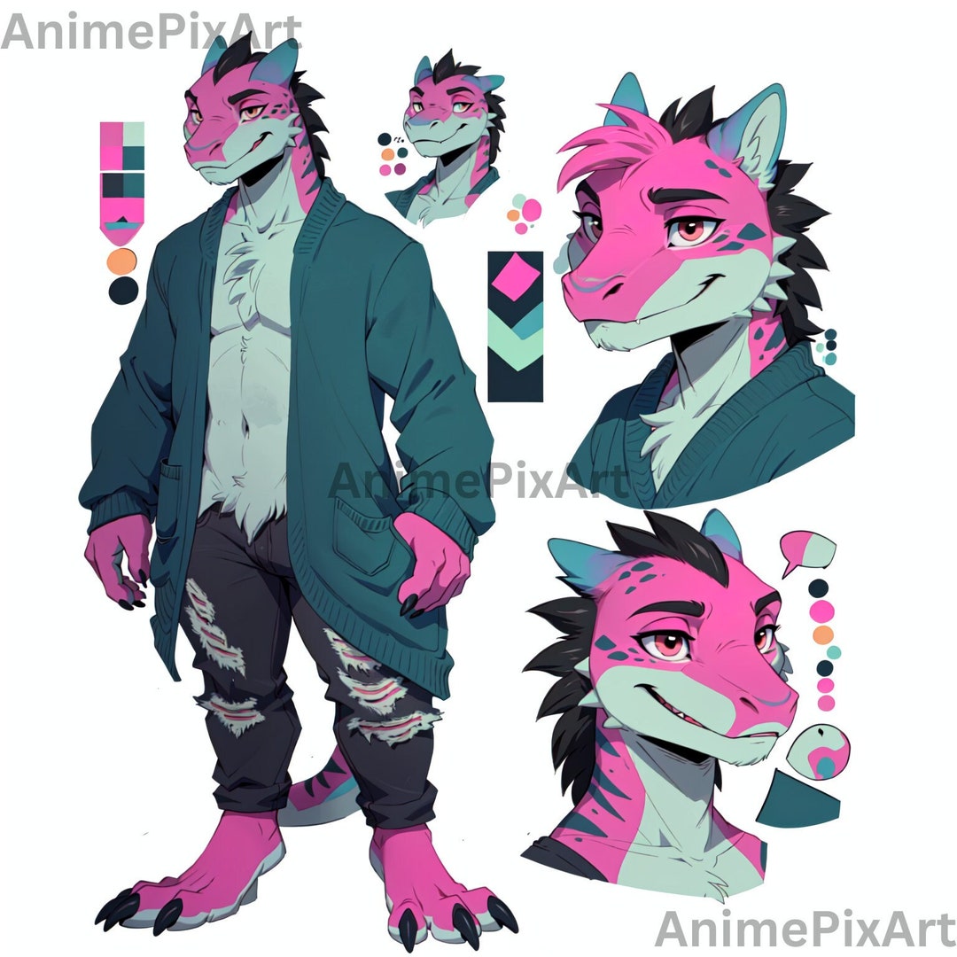 LIMITED Furry Adoptable: Daily Adoptions Dec. 20th Dax Dino Fursona ...