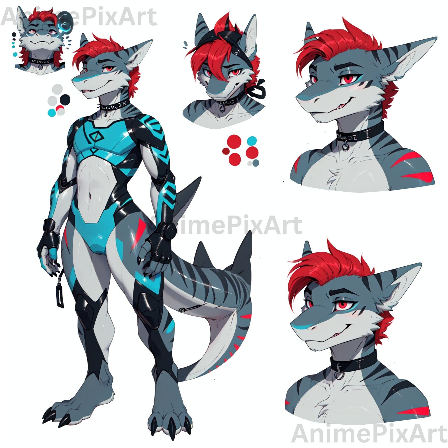 Furry Adoptable: Polen 25x Daily Adoptions & RARITIES Dec 15th Shark Dino Hybrid Fursona Furry ...