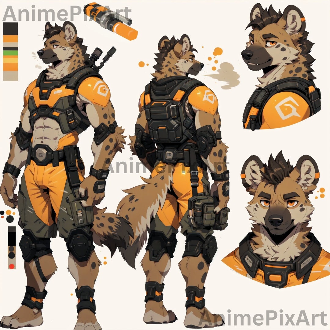 EXCLUSIVE 1x Furry Adopt: Zandar Furry Adoption, Reference Sheet - Etsy