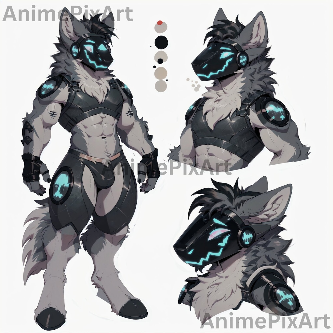 Furry Adopt Protogen D474l33ch Furry Adoption, Reference Sheet, Fursona - Etsy