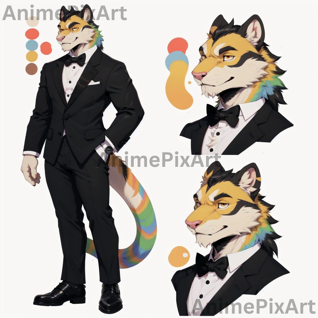EXCLUSIVE 1x Furry Adopt Ean Furry Adoption, Reference Sheet - Etsy