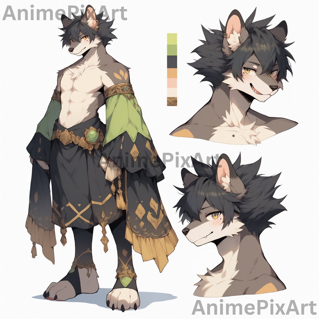 Furry Adopt Unnamed 211 Furry Adoption, Reference Sheet, Fursona - Etsy