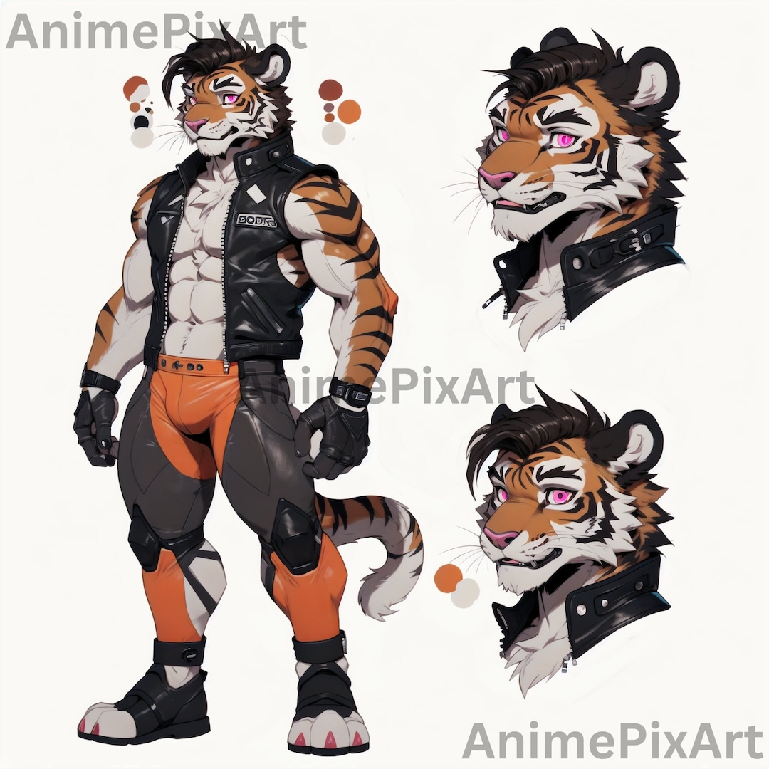 Furry Adopt: Praze Furry Adoption, Reference Sheet, Fursona - Etsy