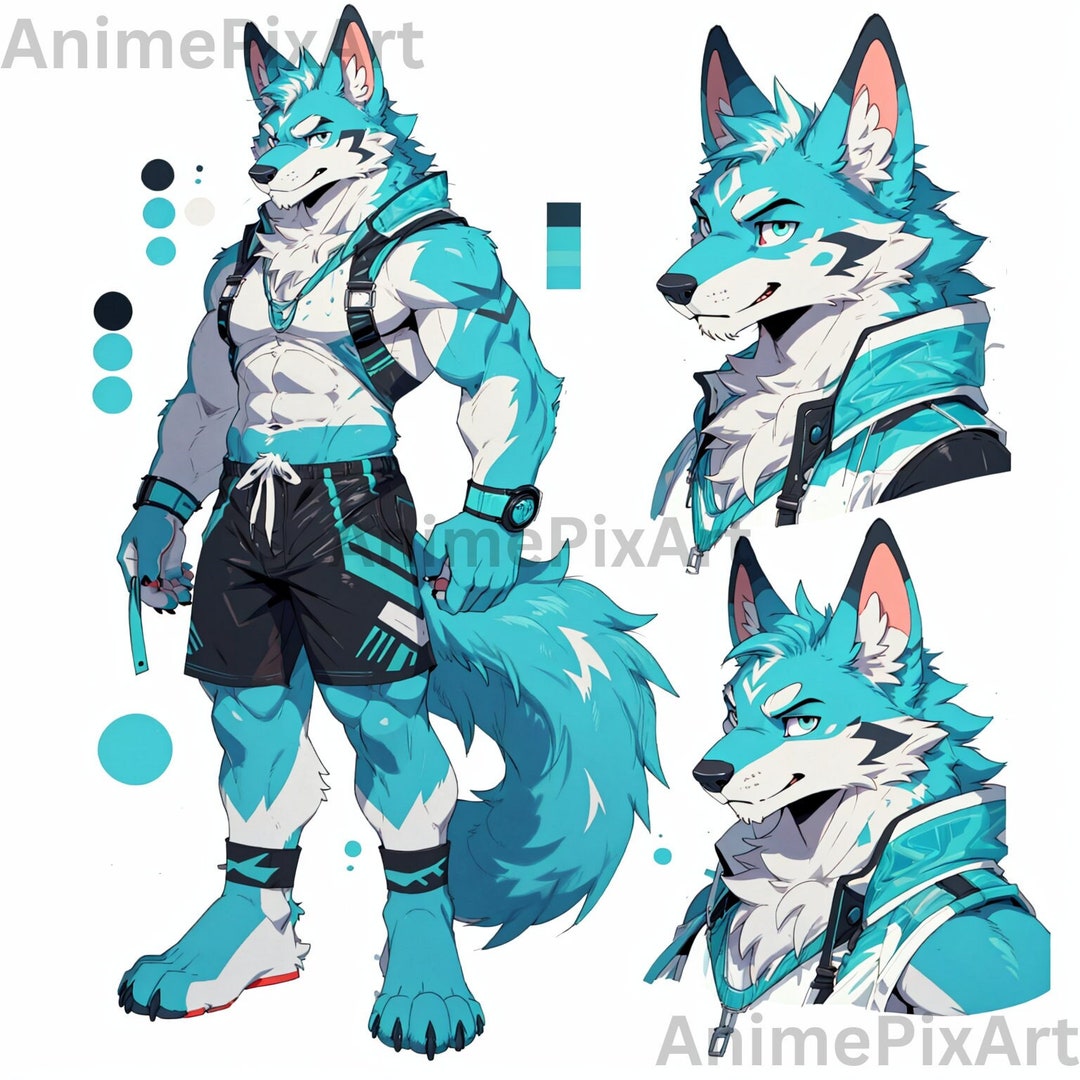 EXCLUSIVE 1x Fursona Adopt : Oristel Furry Adopt Reference Sheet, Furry ...