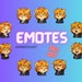 Chibi Green Wolf Furry Twitch Emotes Set of 10 Cute Furry Twitch Emotes ...