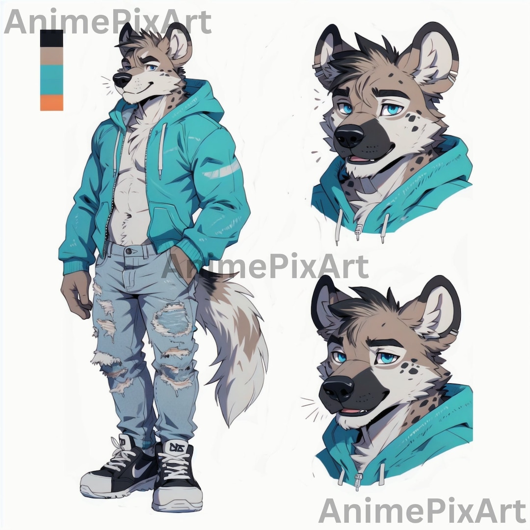 EXCLUSIVE 1x Furry Adopt: Iven Furry Adoption, Reference Sheet, Fursona ...