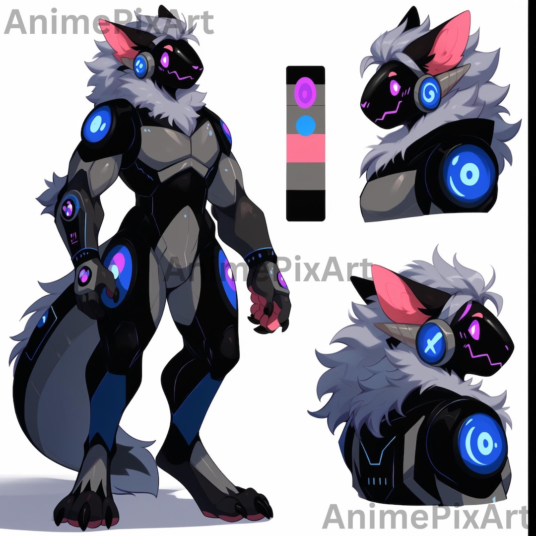 Furry Adopt - Protogen 642 - Furry Adoption, Reference Sheet, Fursona, Story Telling ...