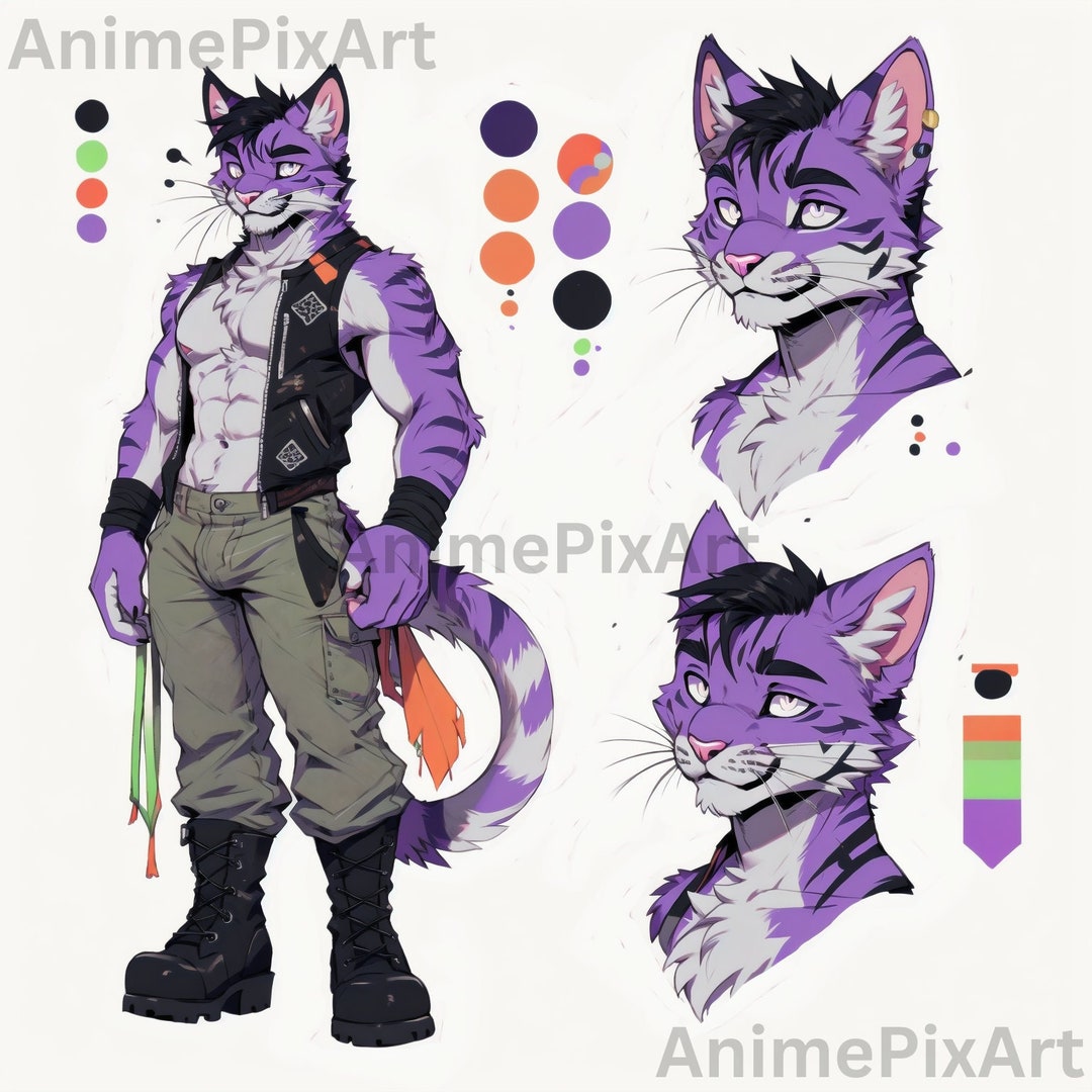 Furry Adoptable: Ulixar 1x Daily Adoptions Furry Adopt, Reference Sheet ...