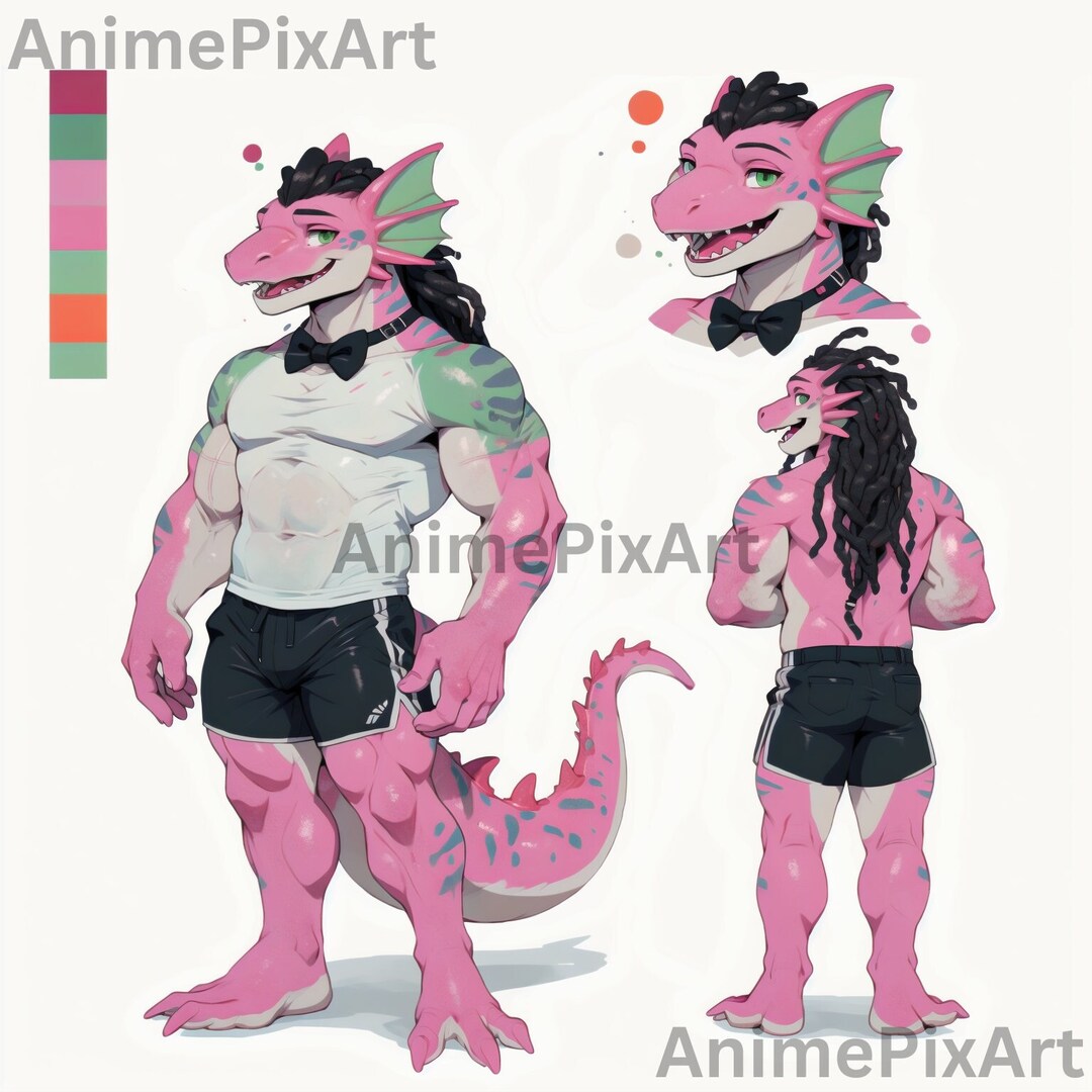 Furry Adopt Slime Furry Adoption, Reference Sheet, Fursona - Etsy