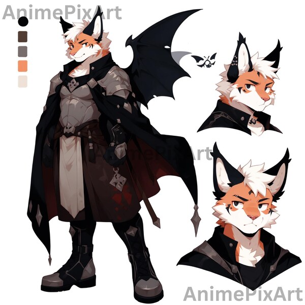 EXCLUSIVE 1x Furry Adopt Gai Furry Adoption, Reference Sheet, Fursona - Etsy