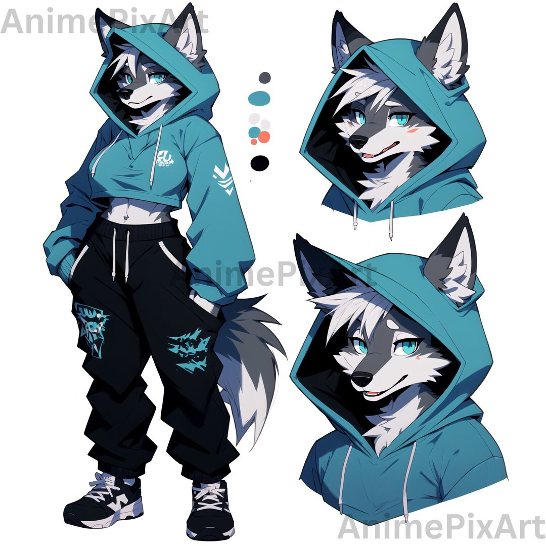 EXCLUSIVE 1x Fursona Adopt : Dara Furry Adopt Reference Sheet, Furry ...