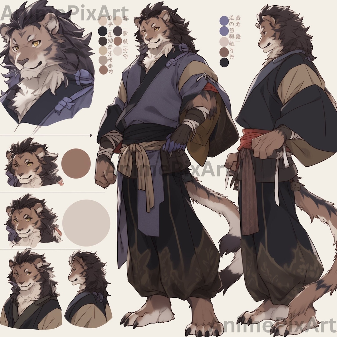 EXCLUSIVE Samurai Furry Adoption: Xerxes 1x Daily Adoptions & - Etsy