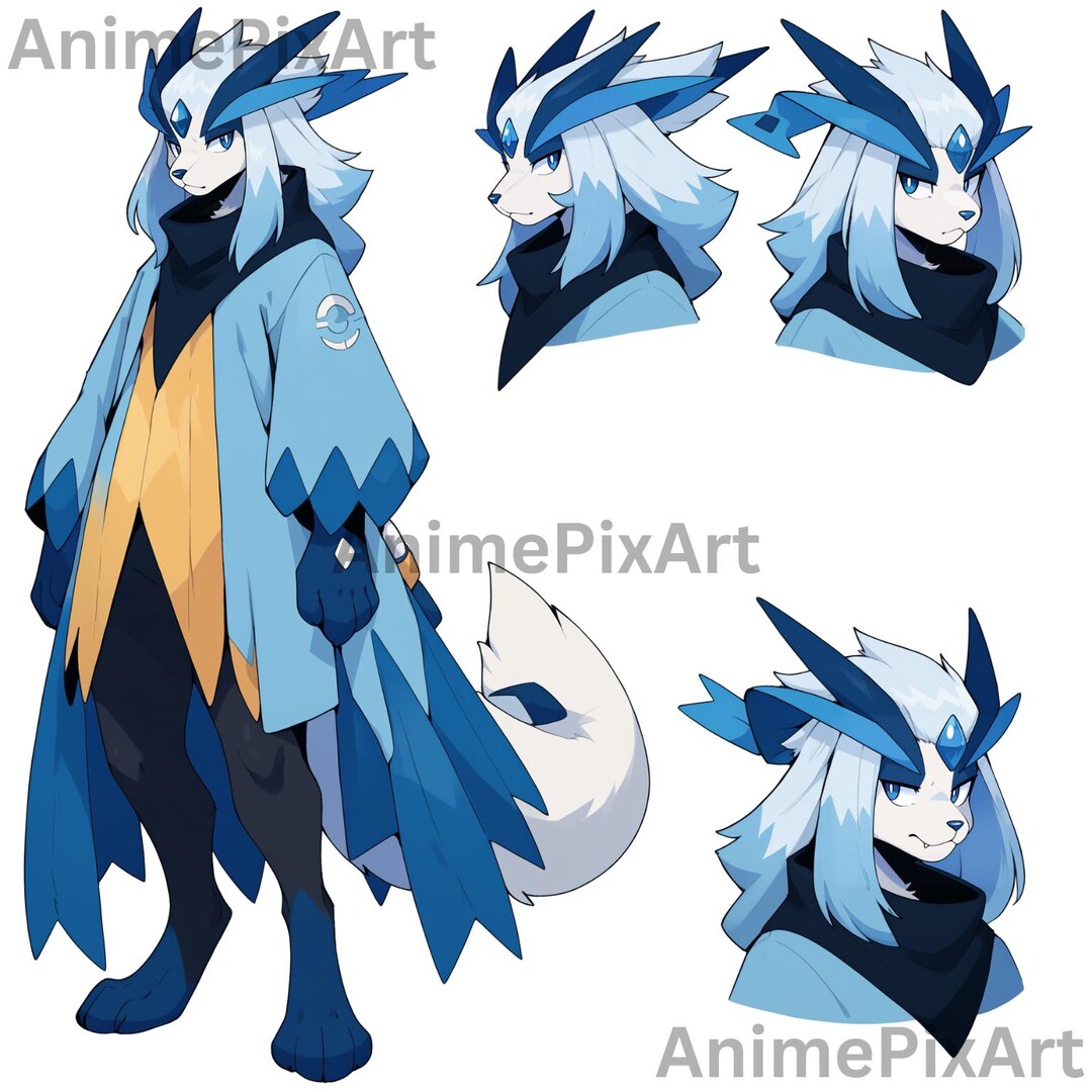 Furry Adopt Unnamed 615 Furry Adoption, Reference Sheet, Fursona - Etsy