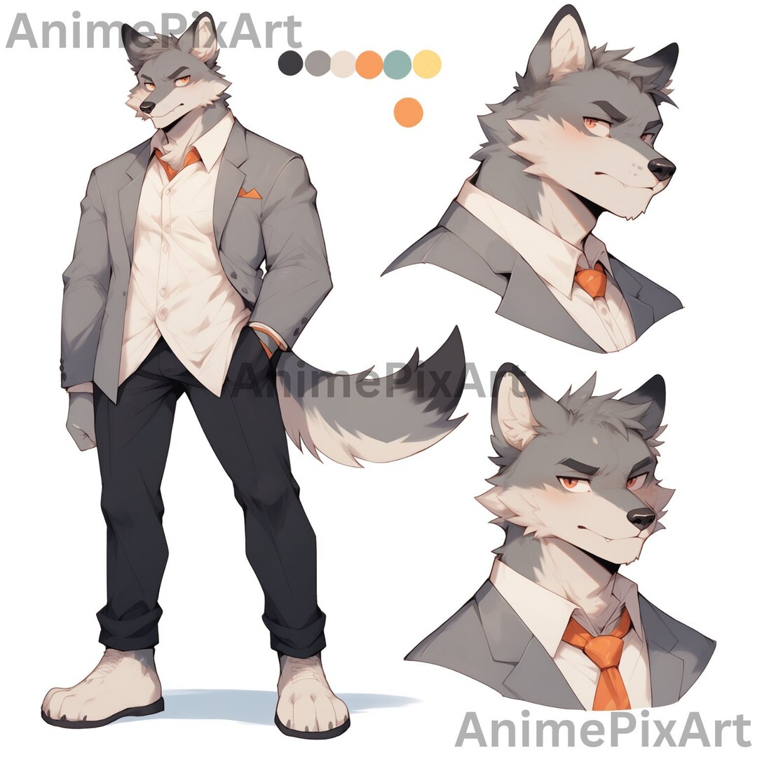 Furry Adopt Unnamed 253 Furry Adoption, Reference Sheet, Fursona - Etsy