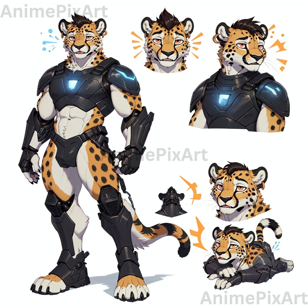 EXCLUSIVE 1x Fursona Adopt Limited Edition: Daily Adoptions Dec. 15th Harrier Cheetah Fursona ...