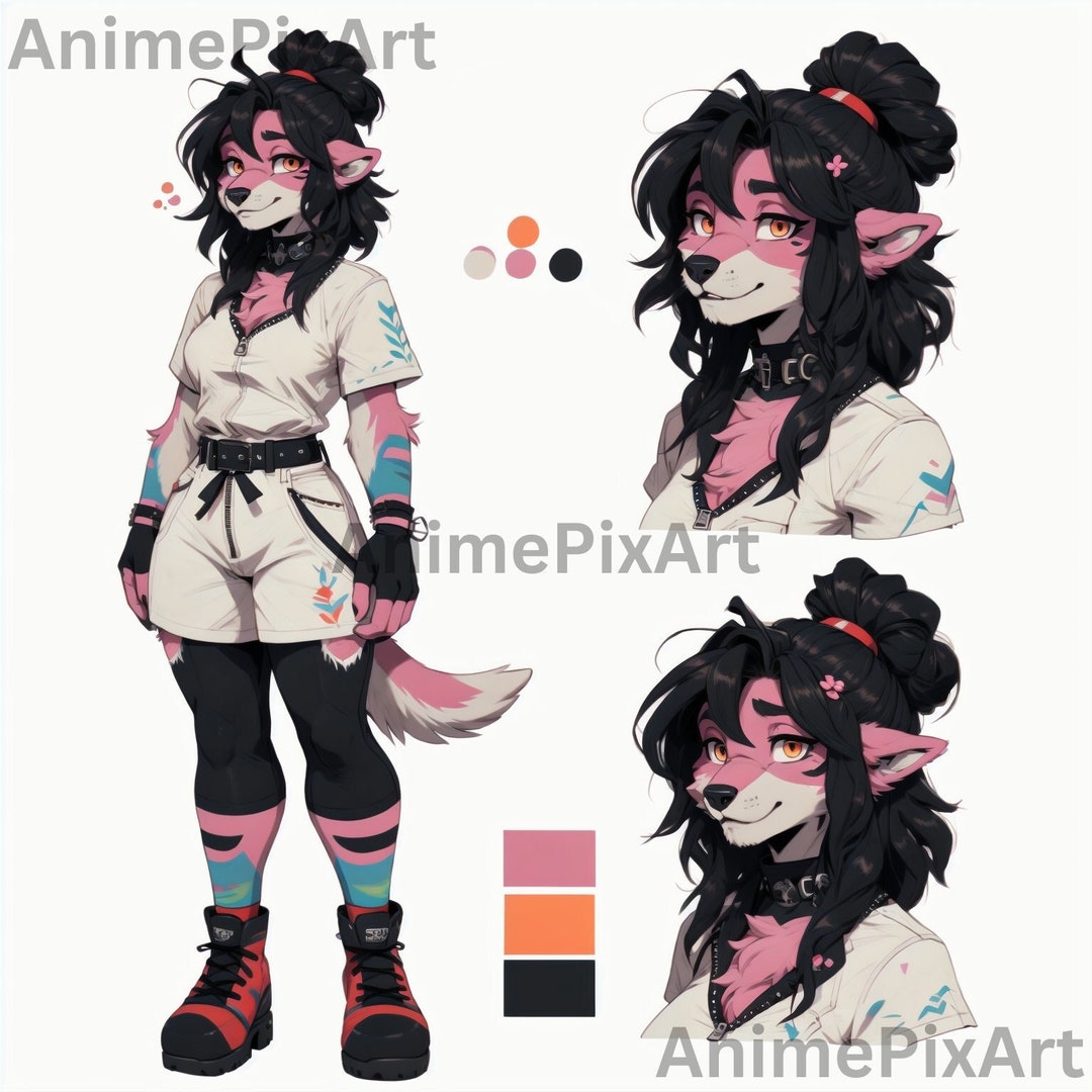 EXCLUSIVE 1x Furry Adopt: Muhi Furry Adoption, Reference Sheet, Fursona - Etsy