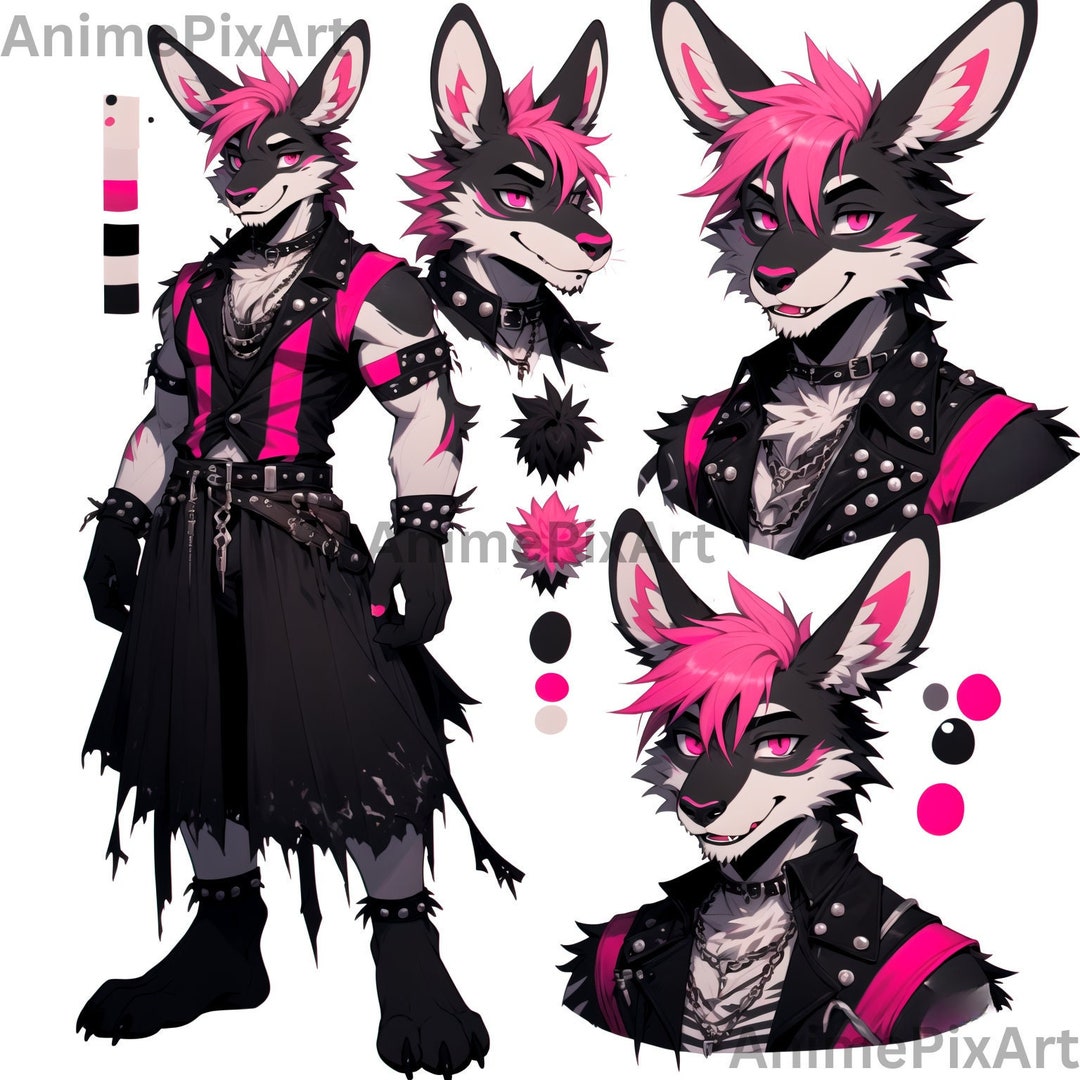 EXCLUSIVE 1x Fursona Adopt : Jovan Furry Adopt Reference Sheet, Furry ...