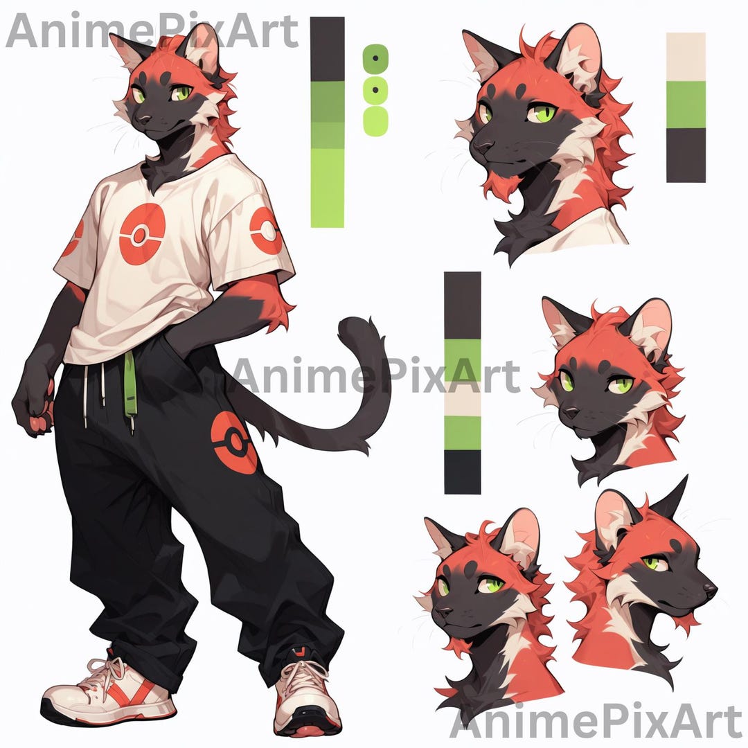 Furry Adopt - Unnamed 743 - Furry Adoption, Reference Sheet, Fursona ...