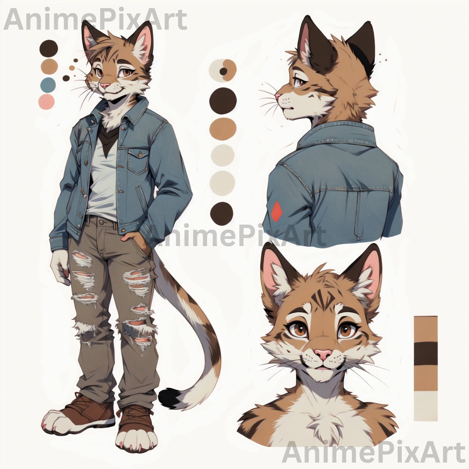 EXCLUSIVE 1x Furry Adopt : Gavyn Furry Adopt Reference Sheet Furry ...
