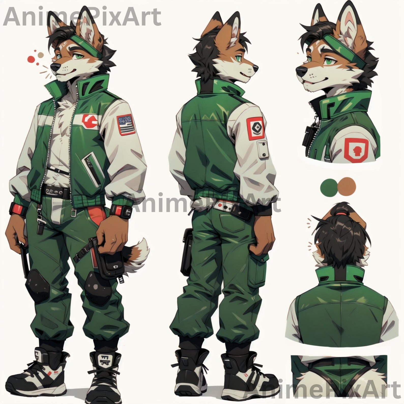 EXCLUSIVE 1x Furry Adopt: Alexey Furry Adoption, Reference Sheet - Etsy