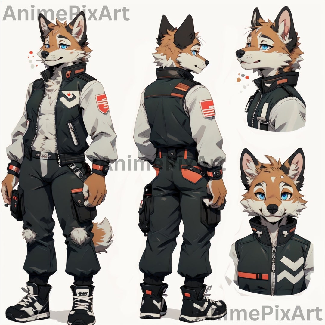 EXCLUSIVE 1x Furry Adopt: Hugh Furry Adoption, Reference Sheet - Etsy