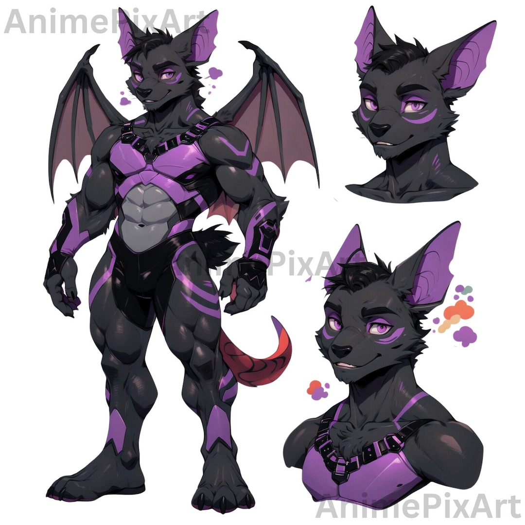 EXCLUSIVE 1x Furry Adopt: Sorin Furry Adoption, Furry Reference Sheet - Etsy