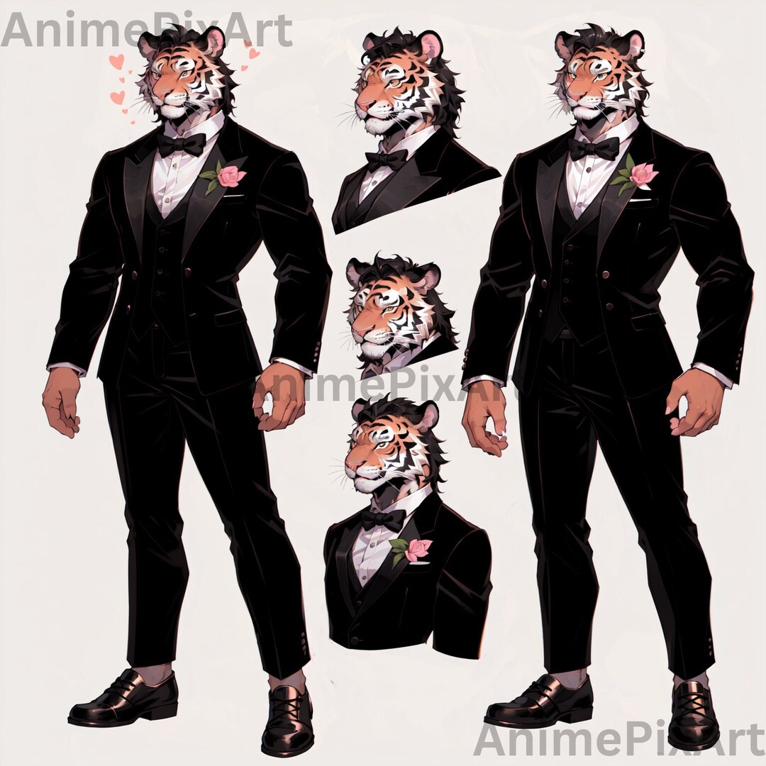 EXCLUSIVE 1x Fursona Adopt Limited Edition: Daily Adoptions Dec. 14th Claudio Tiger Fursona ...