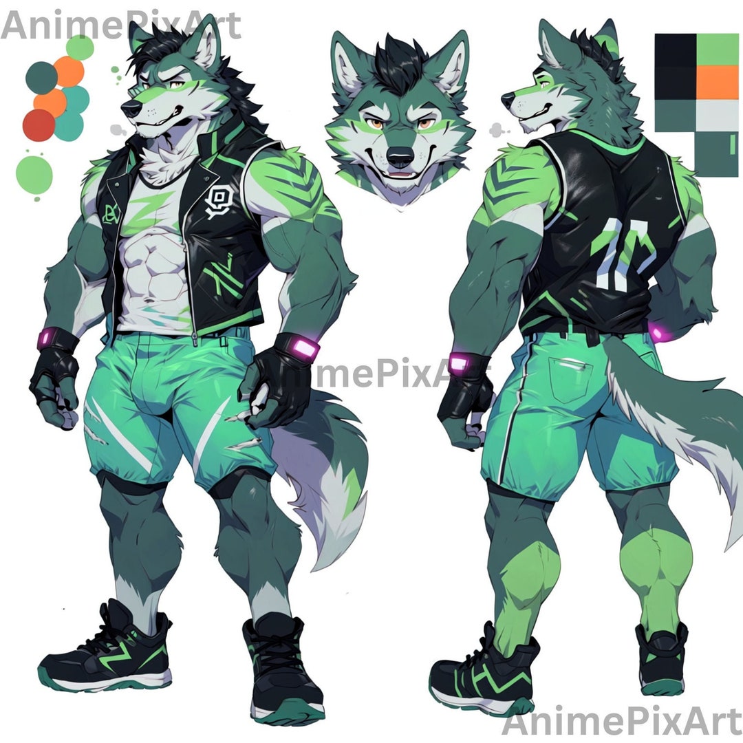 EXCLUSIVE 1x Fursona Adopt : Zorvik Furry Adopt Reference Sheet, Furry ...