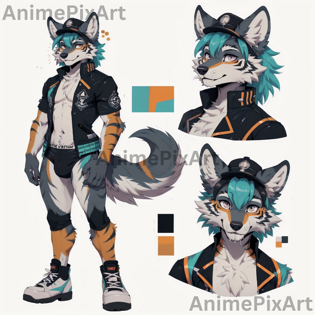 Furry Adopt Abyssal Furry Adoption, Reference Sheet, Fursona - Etsy