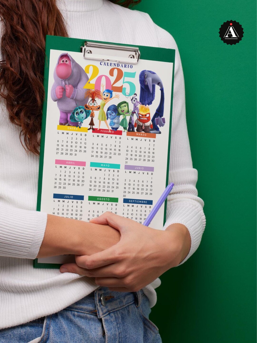 2025 Calendar Inside Out 2 Bundle - Etsy UK