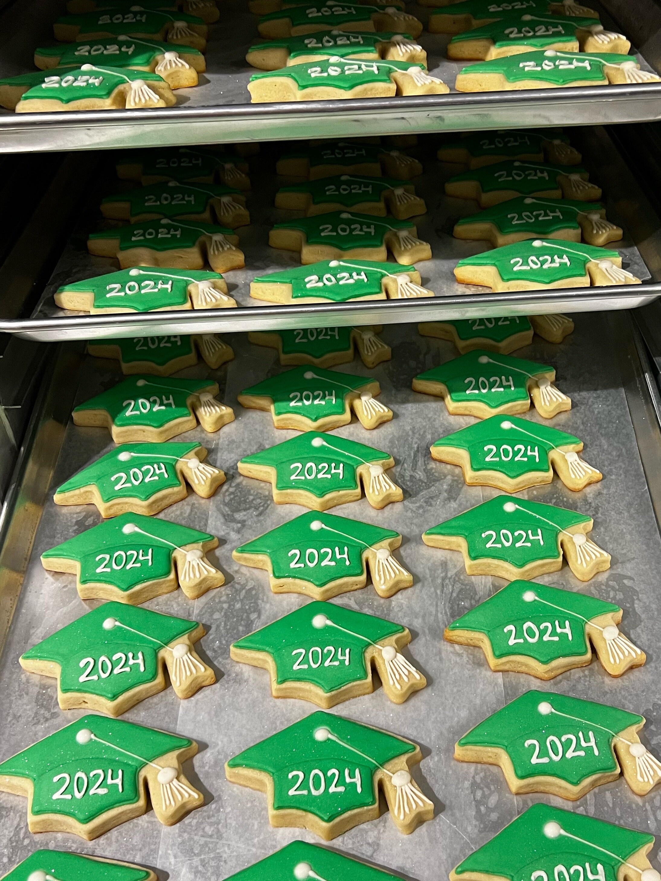Graduation Cookies,2024 Vanilla Cookies, Custom Cookies, Congrats ...