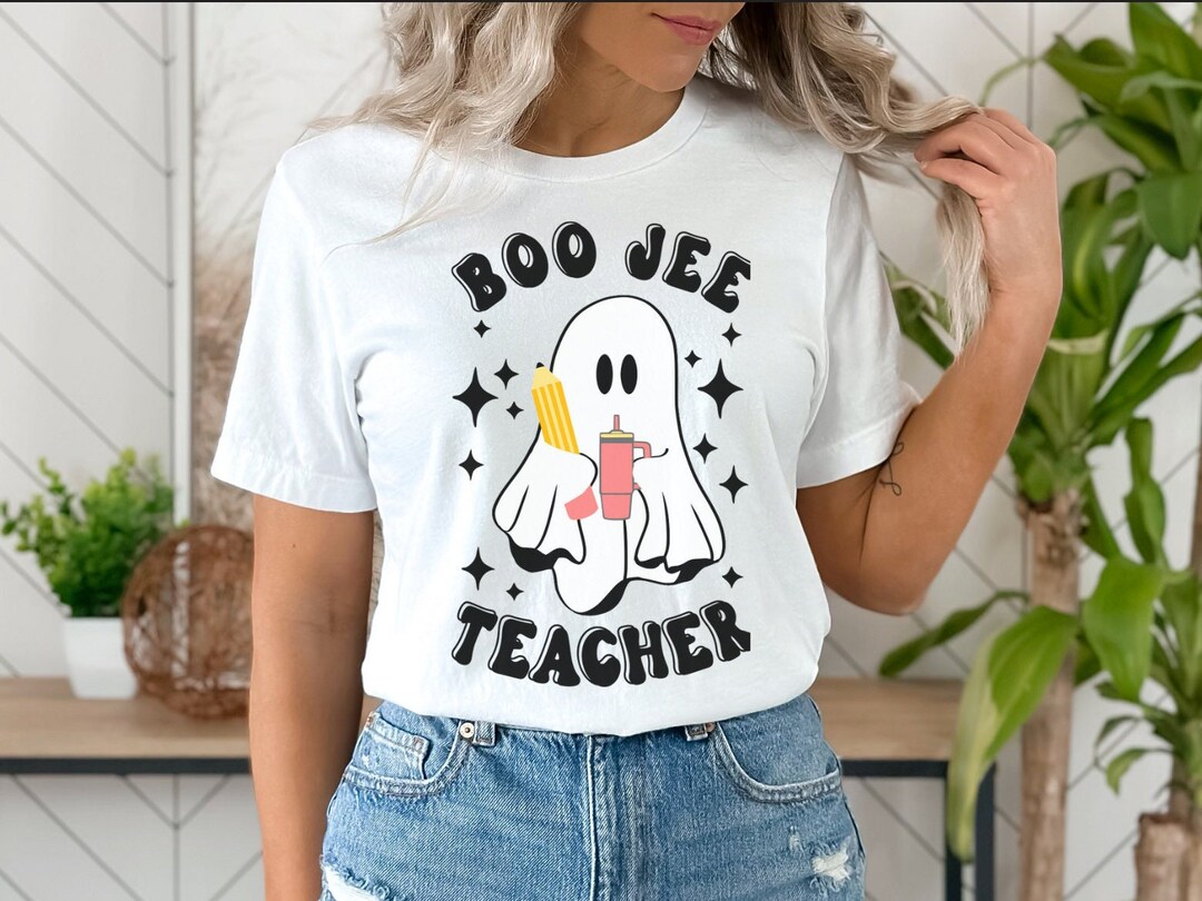 Boojee Teacher Shirt School Halloween Boo Ghost Shirt - Etsy