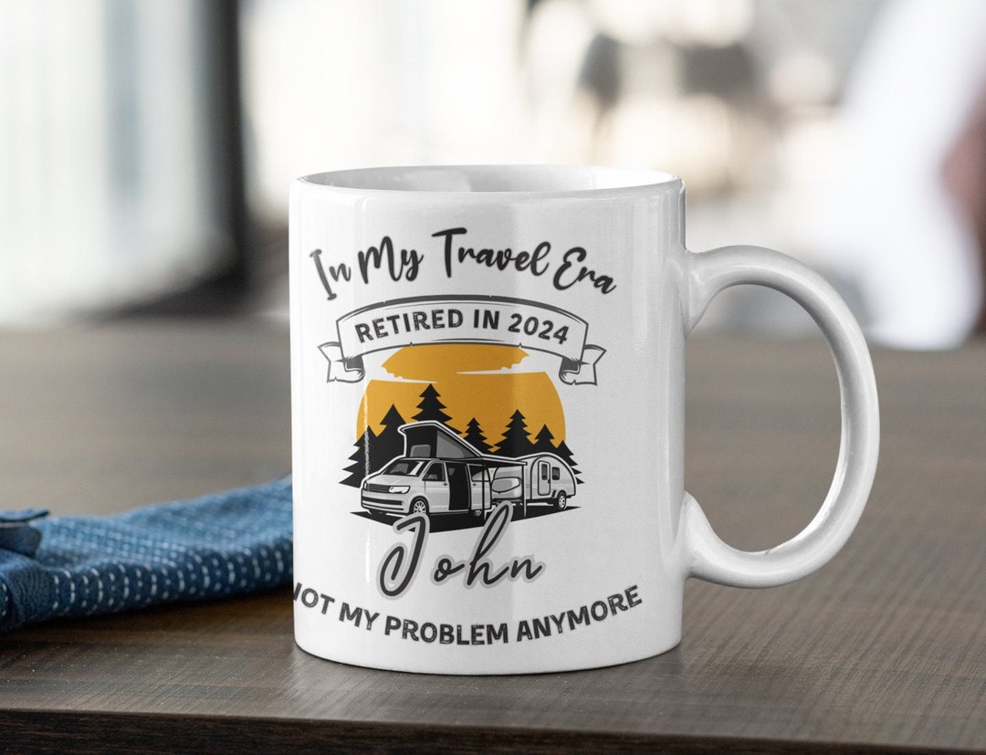 Personalize Retirement Gift, in My Travel Era, Retirement Gifts for Men ...
