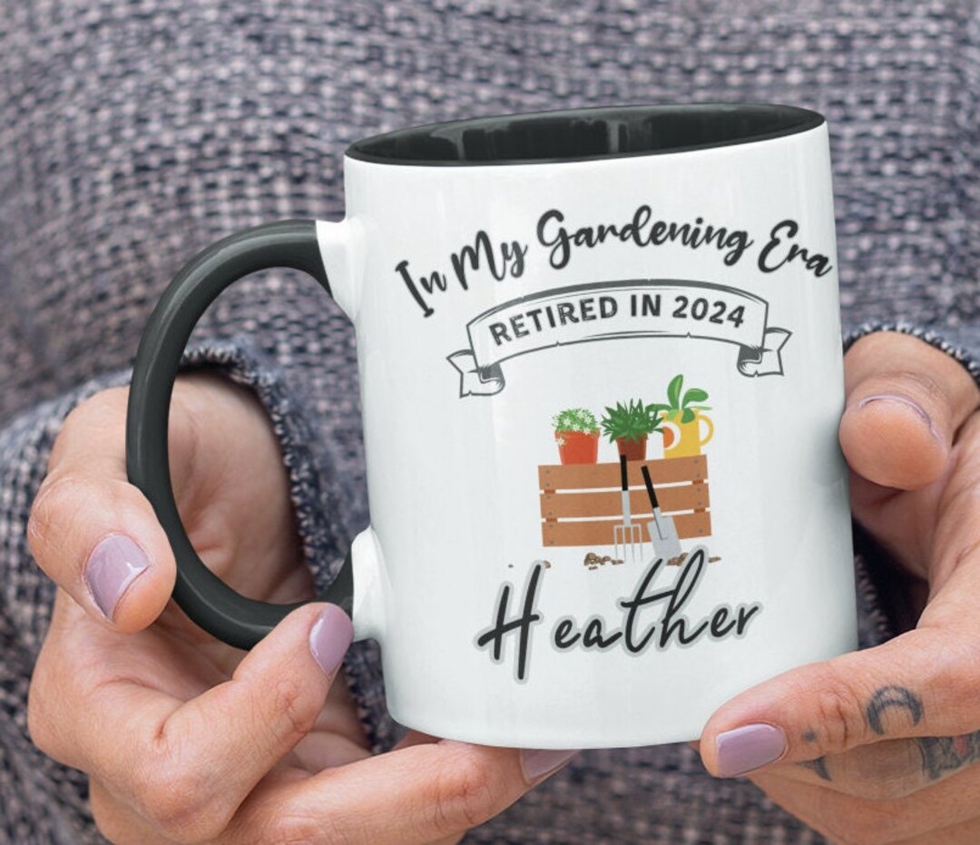 Personalize Retirement Gift, in My Gardening Era, Retirement Gifts for ...