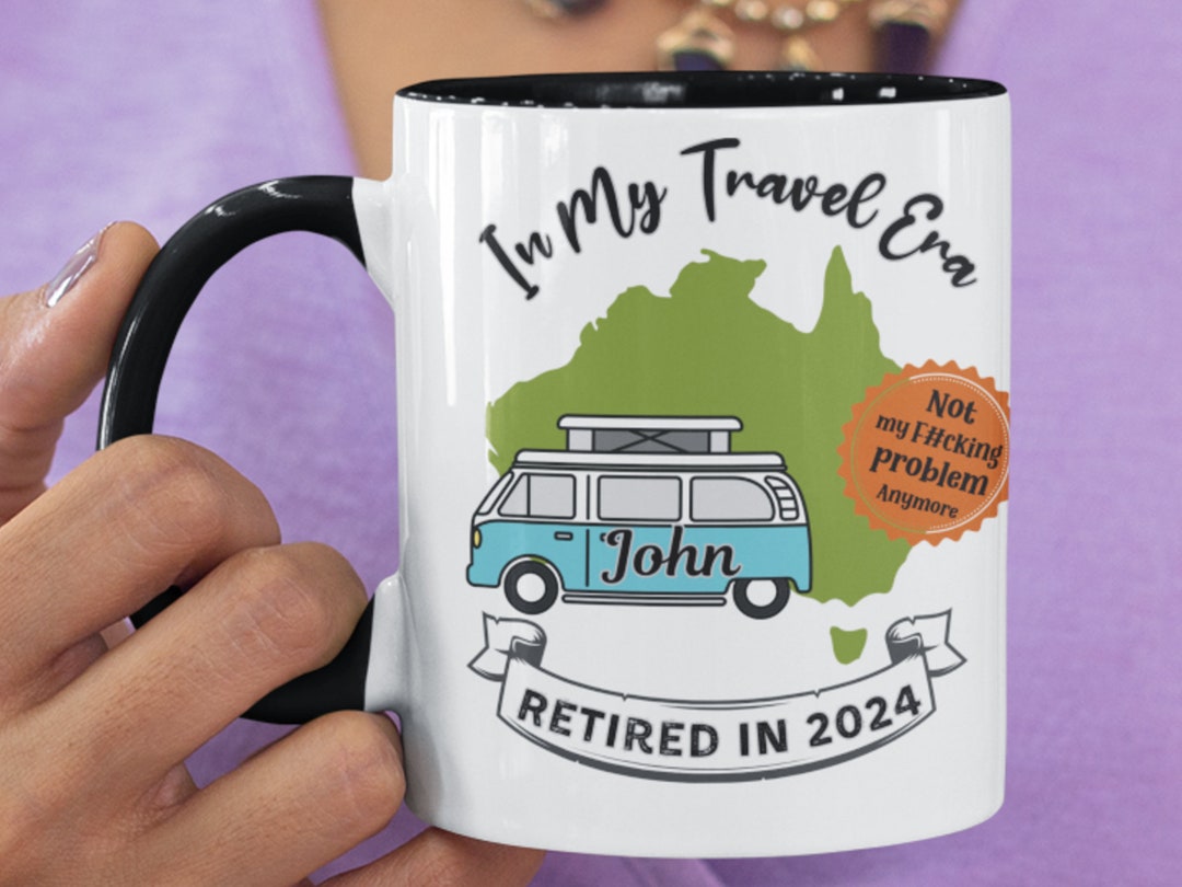 Personalize Retirement Gift, in My Travel Era, Retirement Gifts for Men ...
