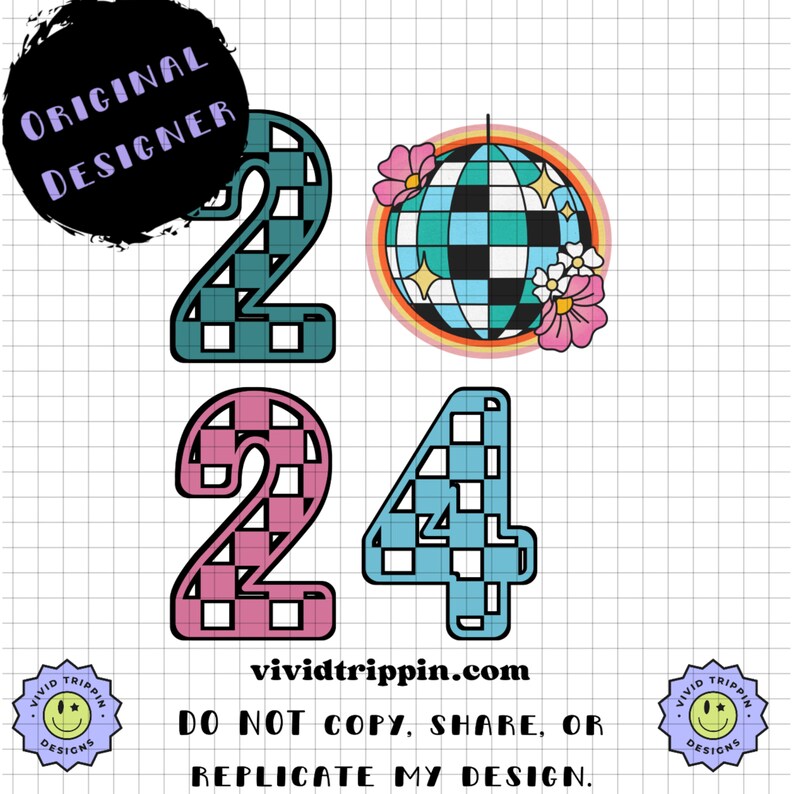 Checkered Disco 2024 - Etsy