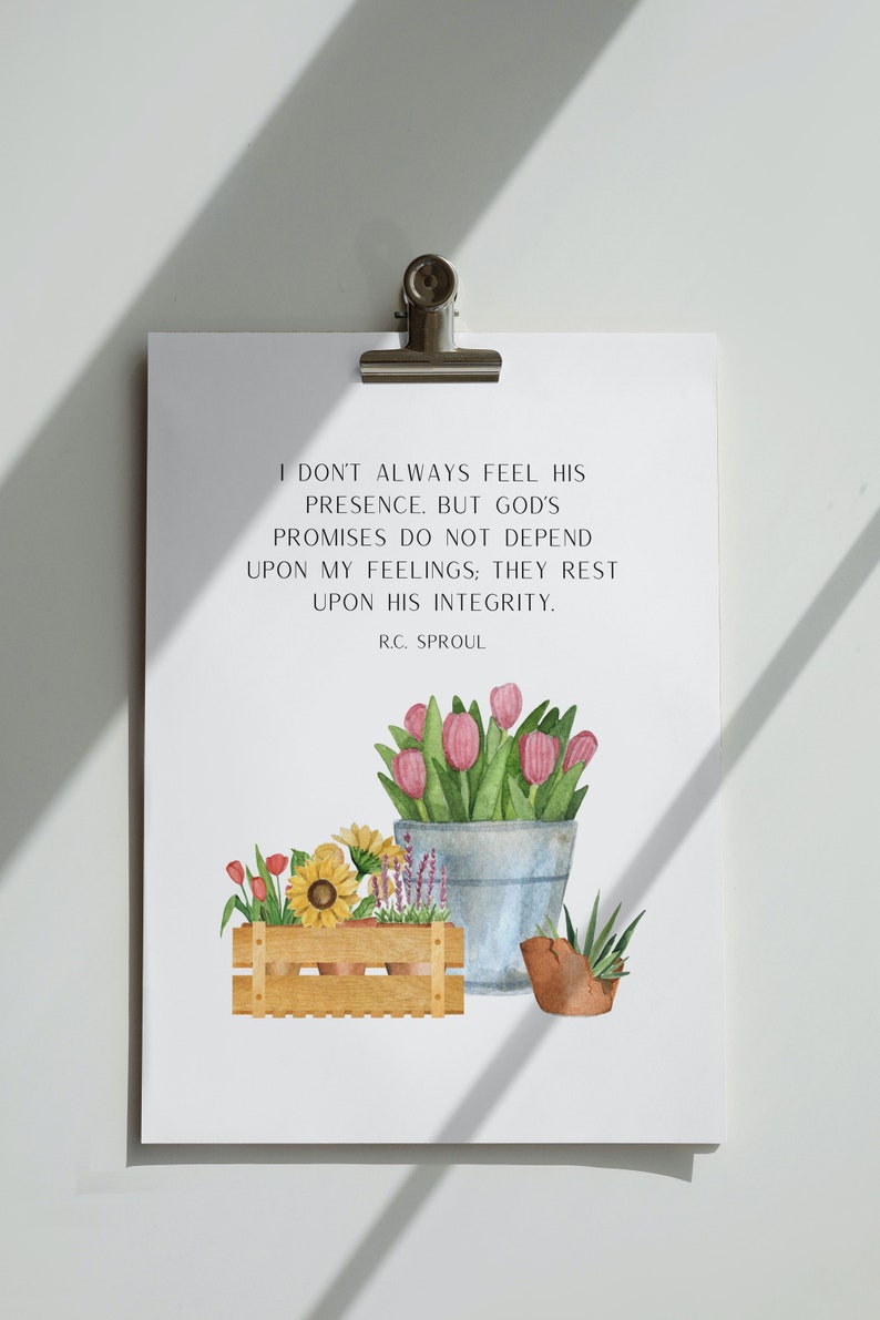 5x7 Inspirational Watercolor Print, Spring - Etsy