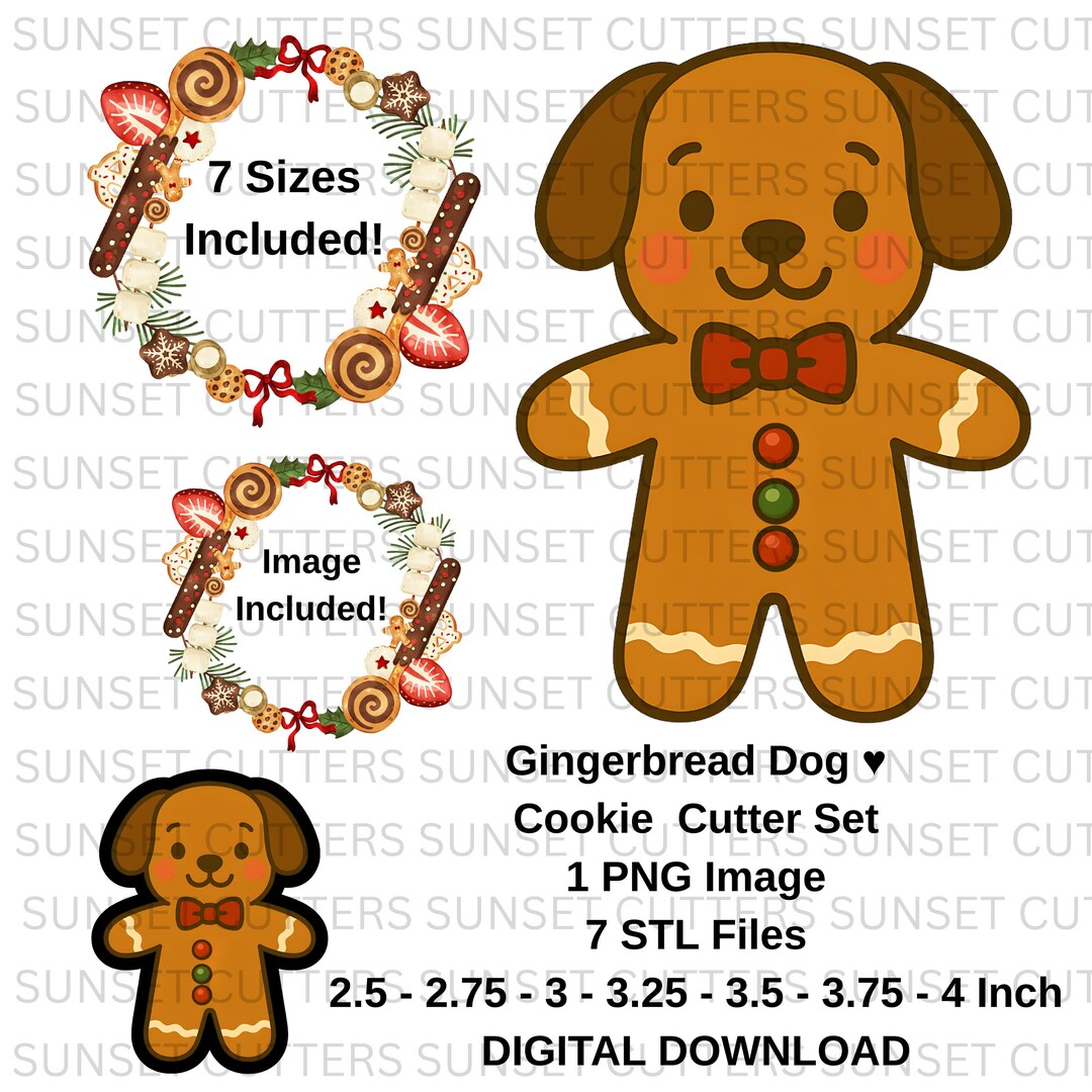 Gingerbread Man Cookie Cutter, Gingerbread Man Cookie Cutter, Christmas ...