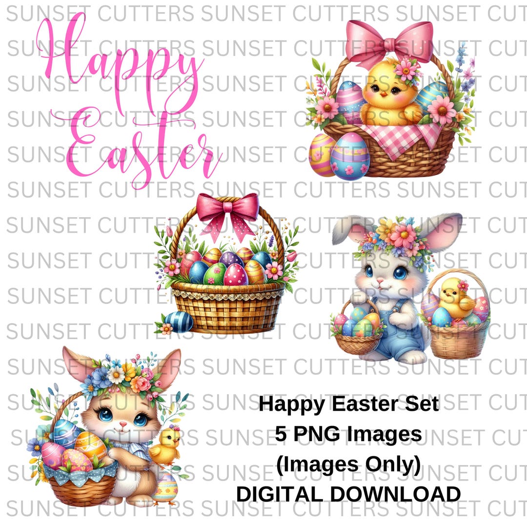 Easter Clip Art, Easter PNG Images, Easter Basket Png, Happy Easter Png ...