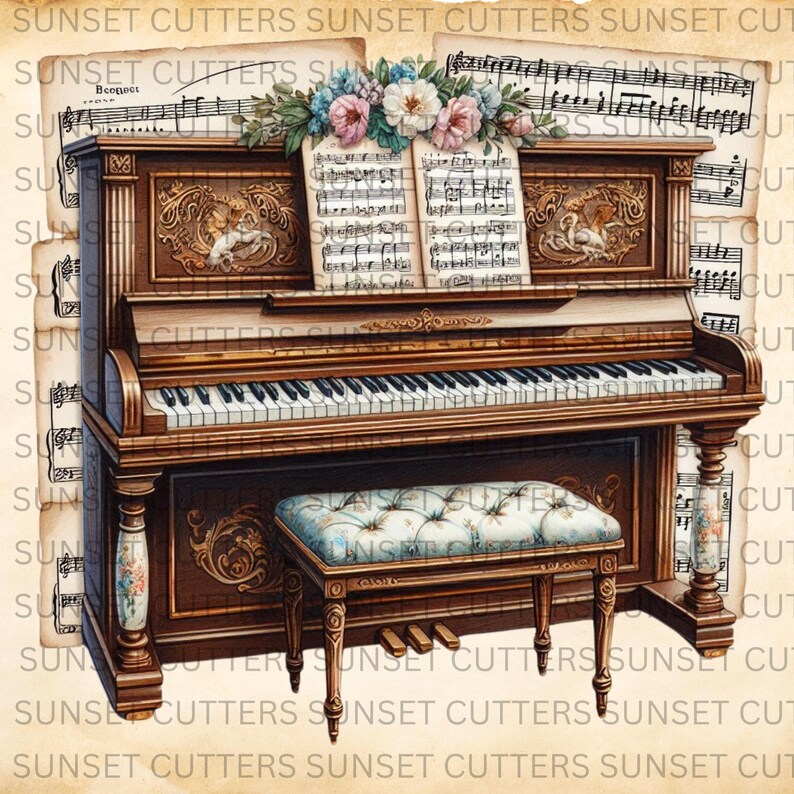 Piano Sheet Music Images, Piano PNG, Music Clip Art, Teacher Cookies ...