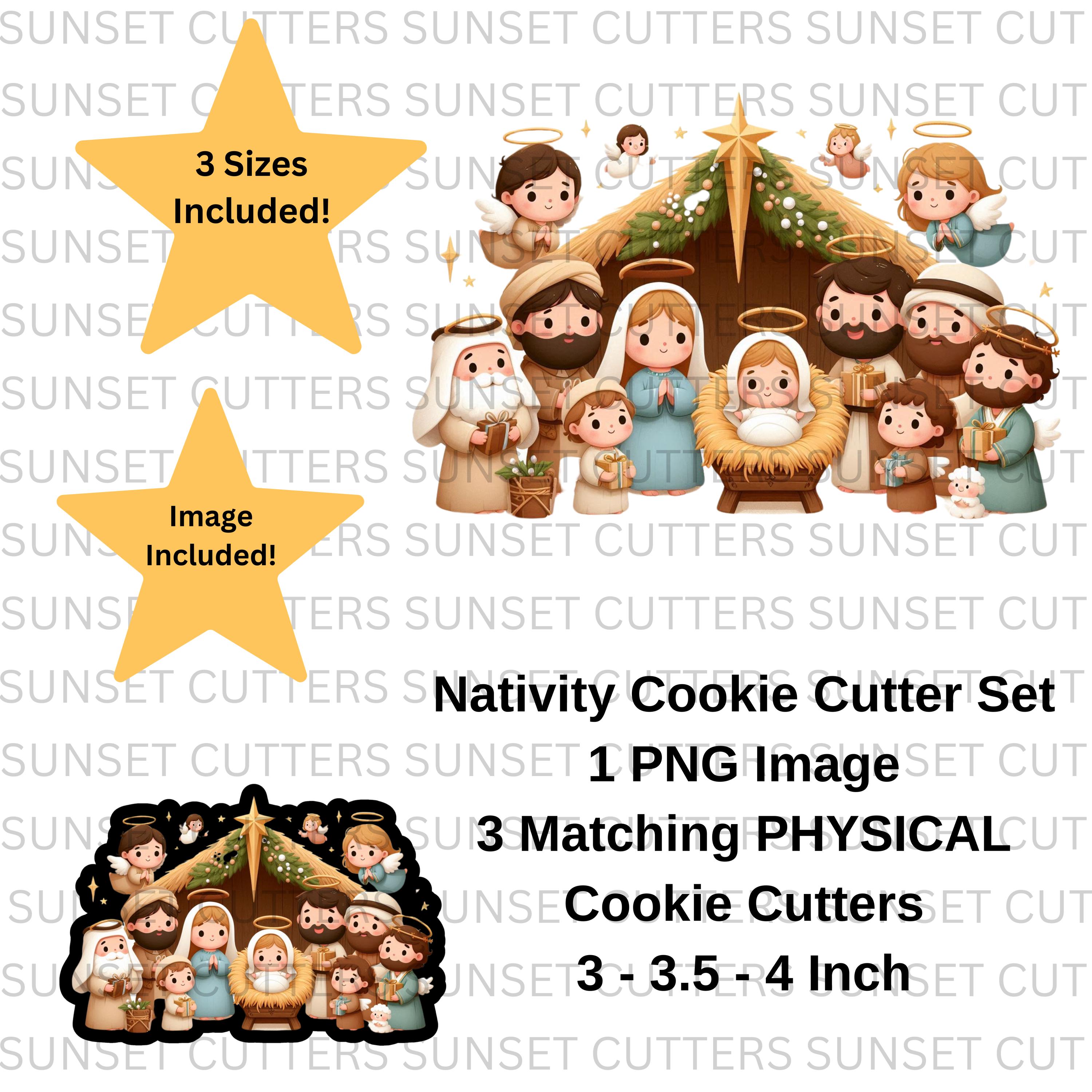 Nativity Cookie Cutter and PNG, Cookie Cutters, Nativity Png Images ...