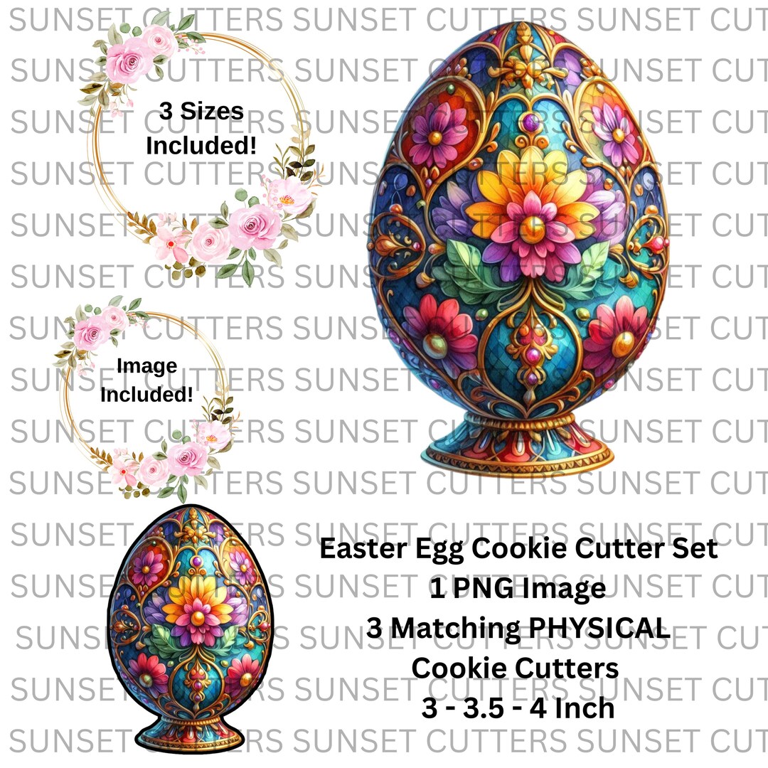 Easter Egg Cookie Cutter and PNG, Cookie Cutters, Easter Egg Png ...