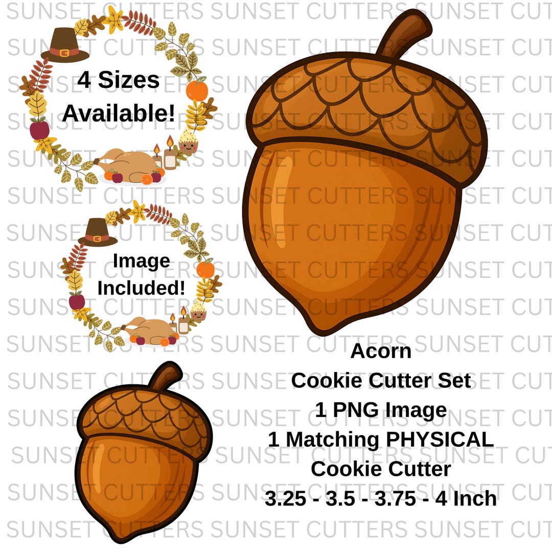 Acorn PNG and Cookie Cutter, Acorn Png, Acorn Cutter, Acorn Shape ...