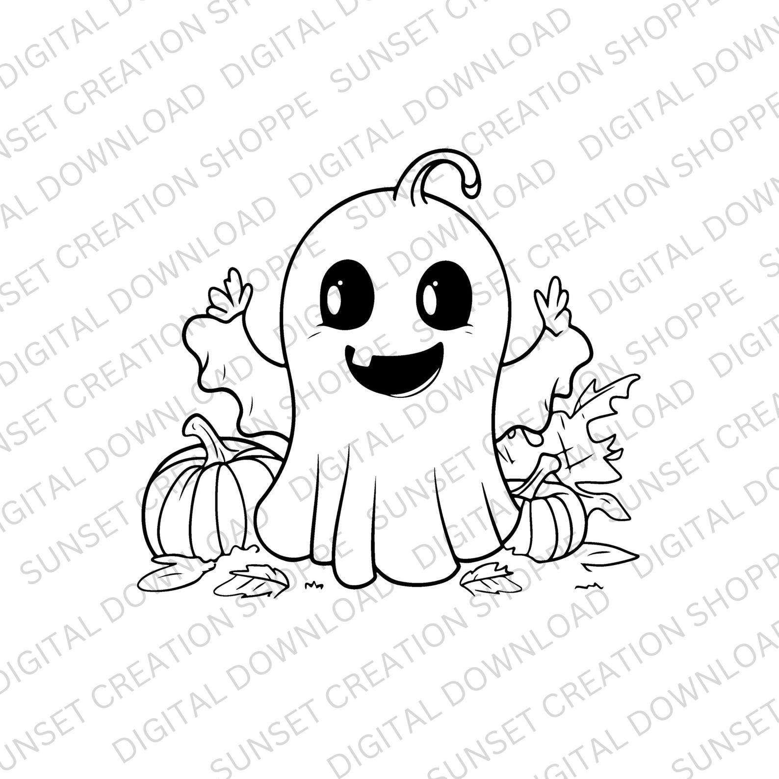 PYO Paint Your Own Cookie Prints for Halloween, Paint Your Own Pumpkin ...