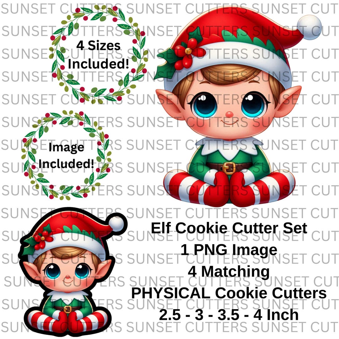 Elf Cookie Cutter, Elf Png, Elf Clip Art, Cookie Cutters, Elf on the ...